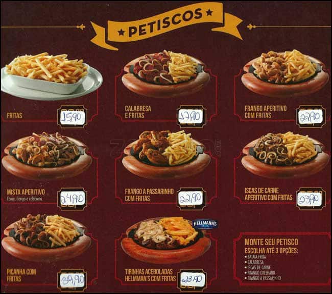 Menu em Patroni Pizza restaurante, São Paulo, Av. do Contorno