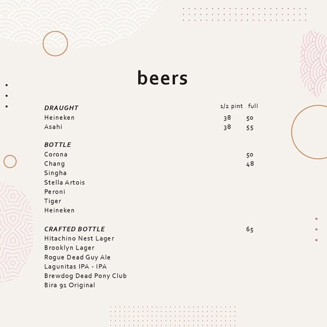 Menu of Sui Mui - The Westin Dubai Mina Seyahi, Dubai Marina, Dubai