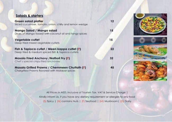 Menu at Backwaters - Pearl Beach Hotel restaurant, Umm Al Quwain