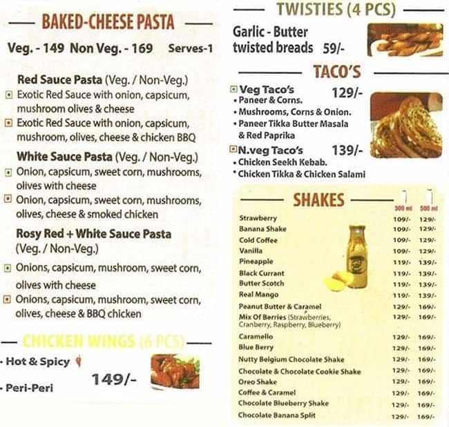 Menu at Food Junction, Noida, no 9a & 10 plot