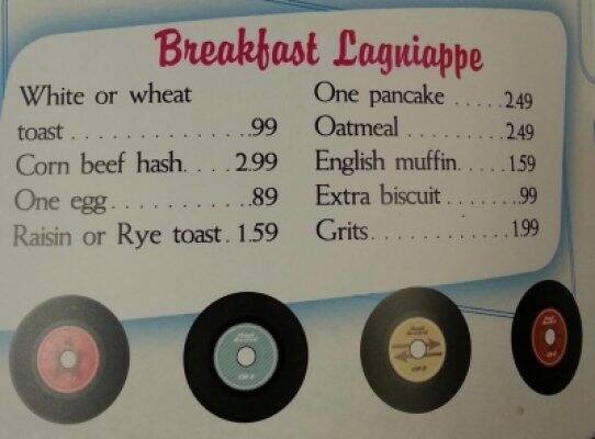 Menu at Tic Toc Cafe, Metairie