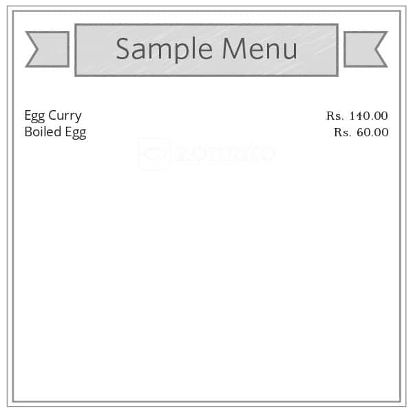 Menu of Eleven Egg Zone, Bhakti Nagar, Rajkot