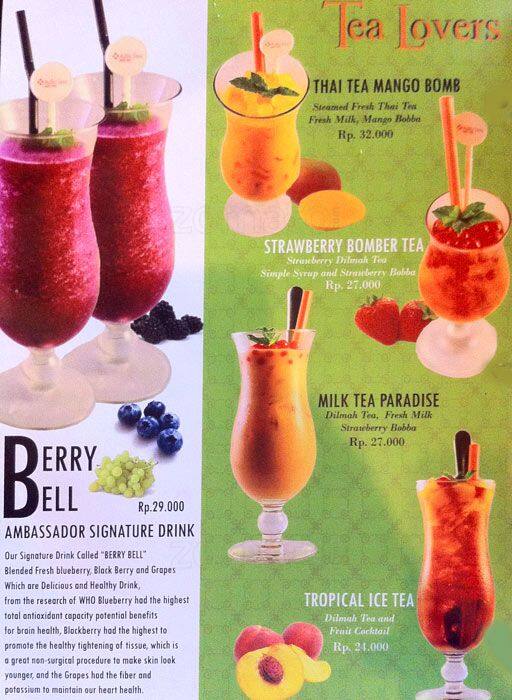 Menu at Ambassador Night Market & Roadbar, Pemogan