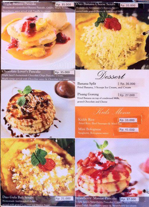 Menu at Ambassador Night Market & Roadbar, Pemogan