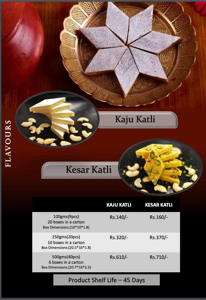 Menu of Meetha Dabba Sweets And Snacks, Dahisar East, Mumbai