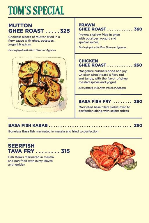 Hotel Tom's Restaurant Menu, Menu untuk Hotel Tom's Restaurant, Brigade ...