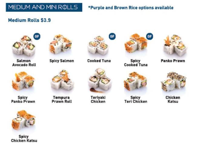 Menu at Sushi Jiro restaurant, Malvern East, FB182/1341 Dandenong Rd