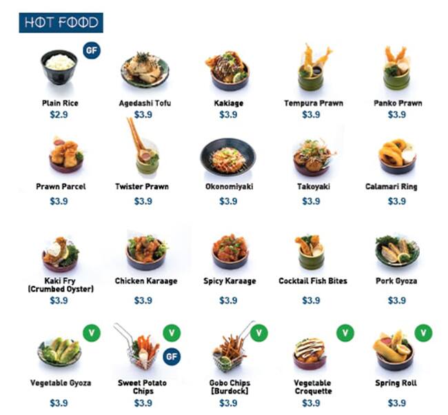 Menu at Sushi Jiro restaurant, Malvern East, FB182/1341 Dandenong Rd