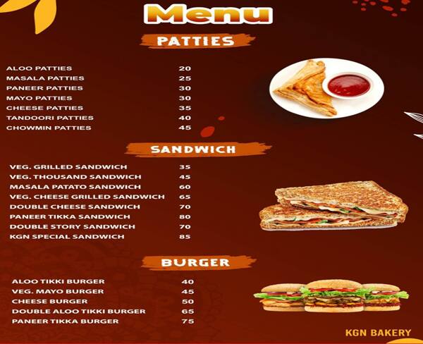 Menu of Sana's Cafe, Ajmer Highway, Jaipur