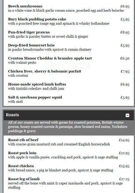 Menu at Harts Boatyard Surbiton pub & bar, Surbiton