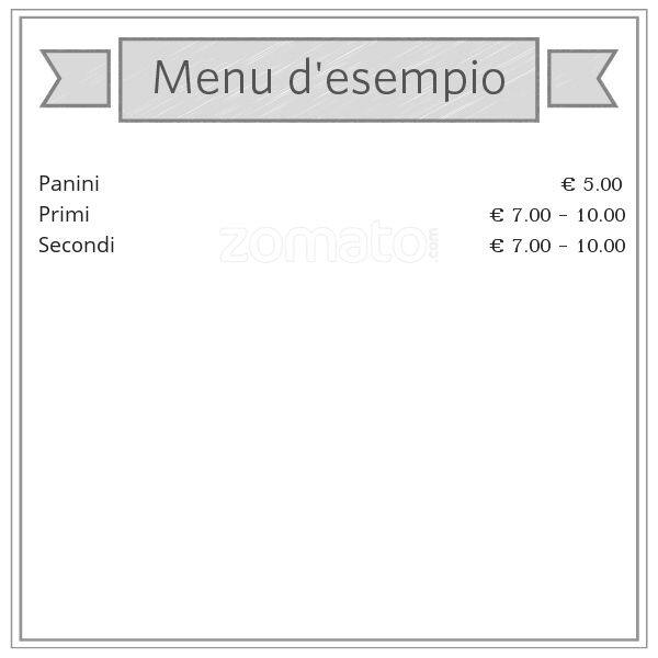 Menu da G Lounge pub & bar, Milano