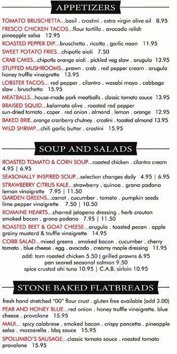 Redwater Rustic Grille Menu, Menu for Redwater Rustic Grille, Haysboro ...