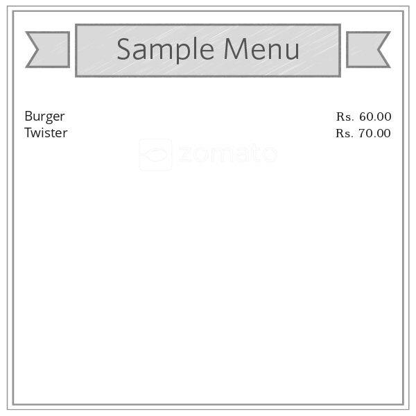 Menu of Cafe Arabia, Kohefiza, Bhopal