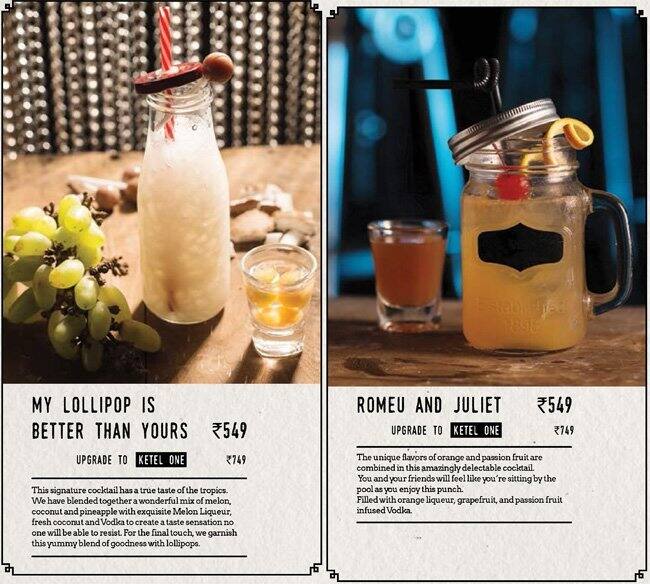 Menu at Ohri's Ming's Court Banjara Hills, Hyderabad