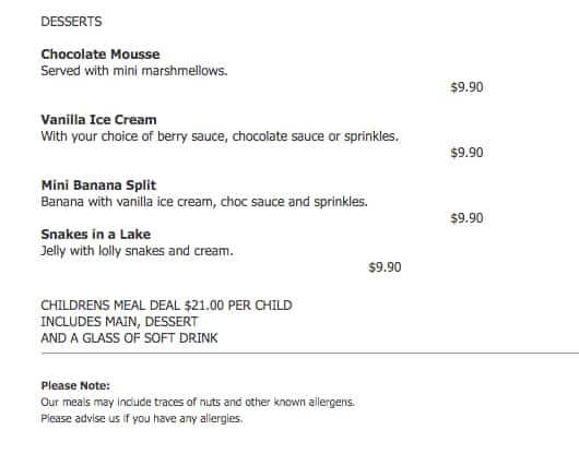 Menu at Galli Restaurant, Plumpton, Melton Hwy