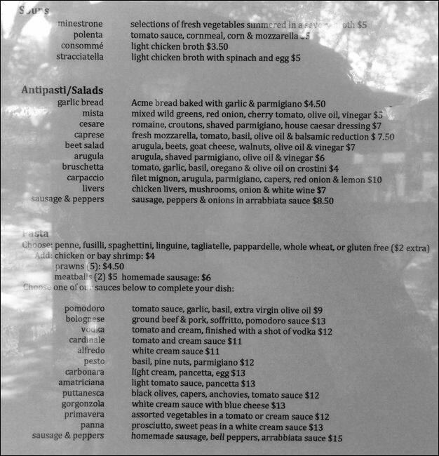 Luca Cucina Italiana Menu, Menu de Luca Cucina Italiana, Berkeley ...