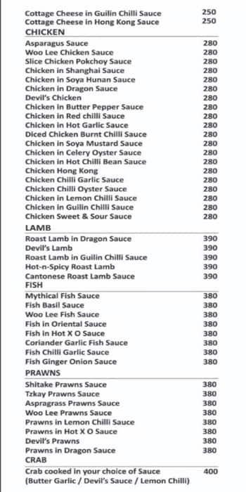 Menu at Canton House, Thane, Shop Number 8