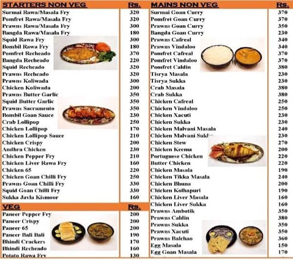 Menu at Goan Spice, Mumbai, Shop No.7
