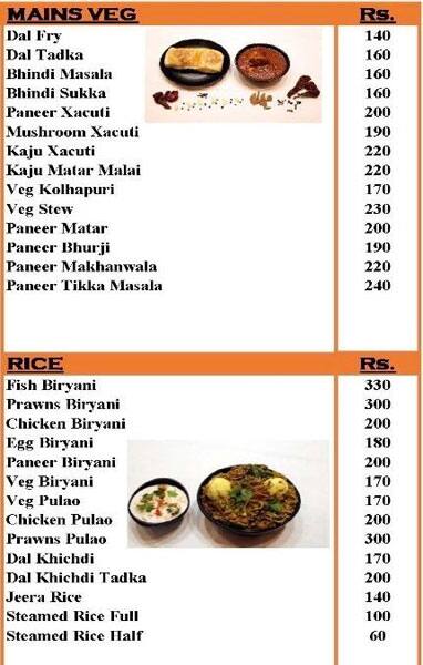 Menu at Goan Spice, Mumbai, Shop No.7