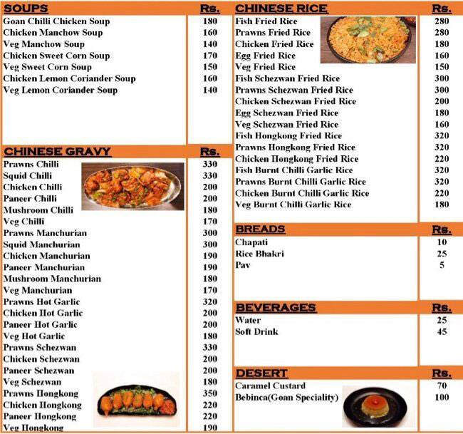 Menu at Goan Spice, Mumbai, Shop No.7