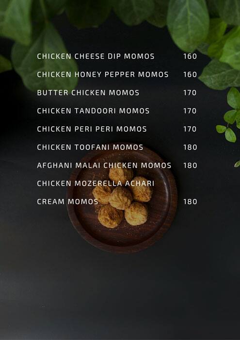 Menu at Rikki's, Chennai, 213