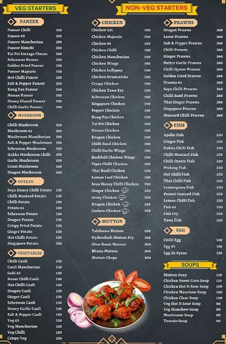 Menu of Namak Dhaba, Kondapur, Hyderabad