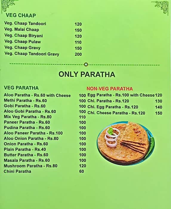 Menu of Seti Hotel, Vashi, Navi Mumbai