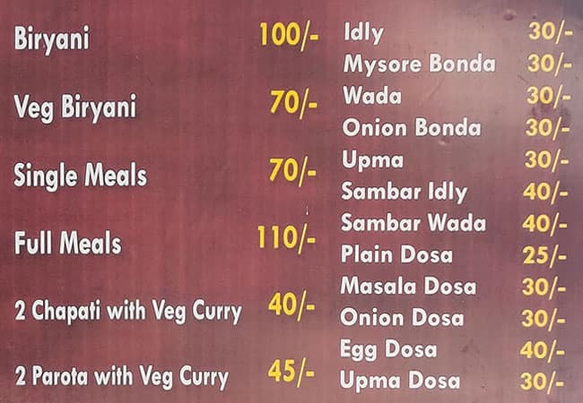 Menu of Jettys Food Bite, Ameerpet, Hyderabad