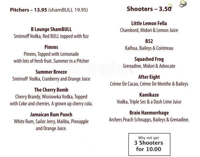 Menu at Bridge pub & bar, Manchester, 58 Bridge St