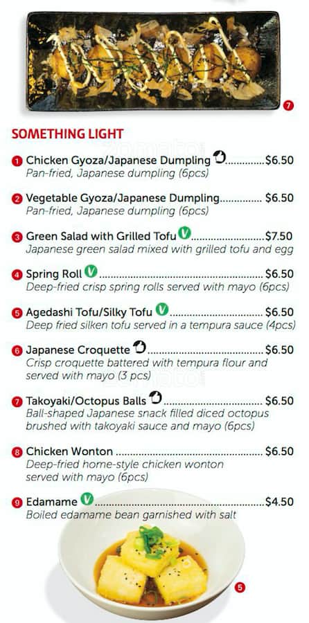 Menu at Panini Panini cafe, South Yarra