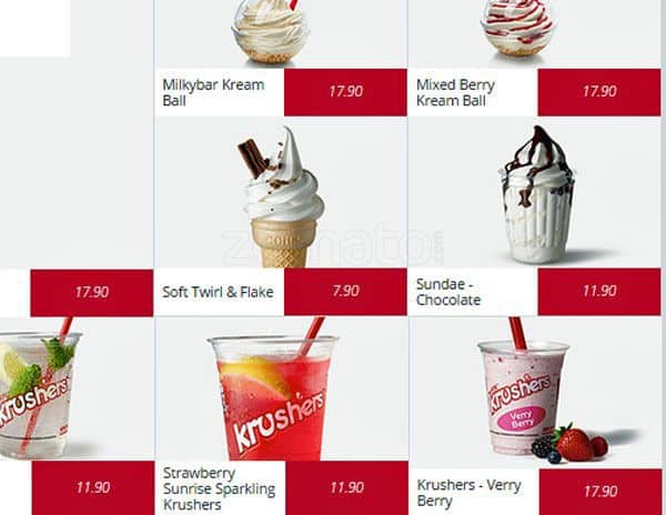 Menu at Kfc fast food, Bloemfontein, Bankovs Blvd & Dirk Opperman Street