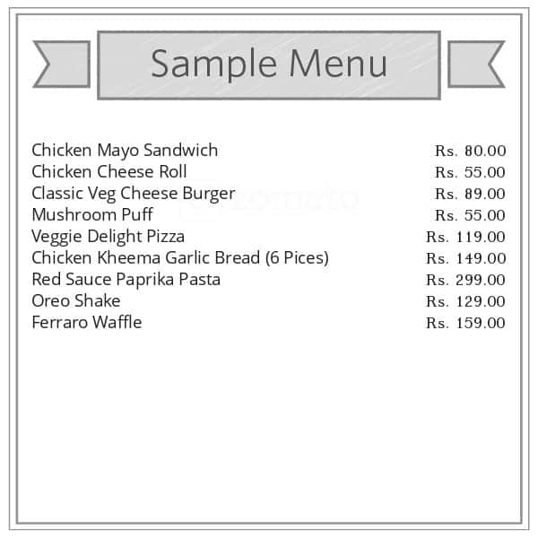 Menu of All Day Snacks, Goregaon West, Mumbai