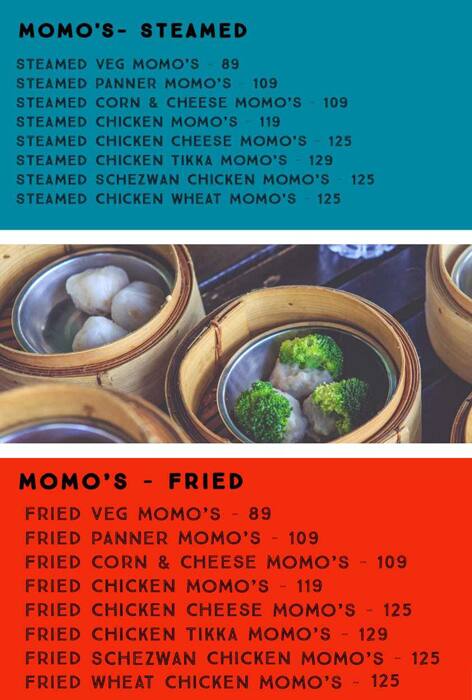 Menu at Momo Cravings, Perungalathur
