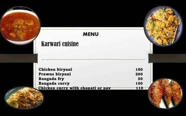 Menu of Karwari Cuisine, Wakad, Pune