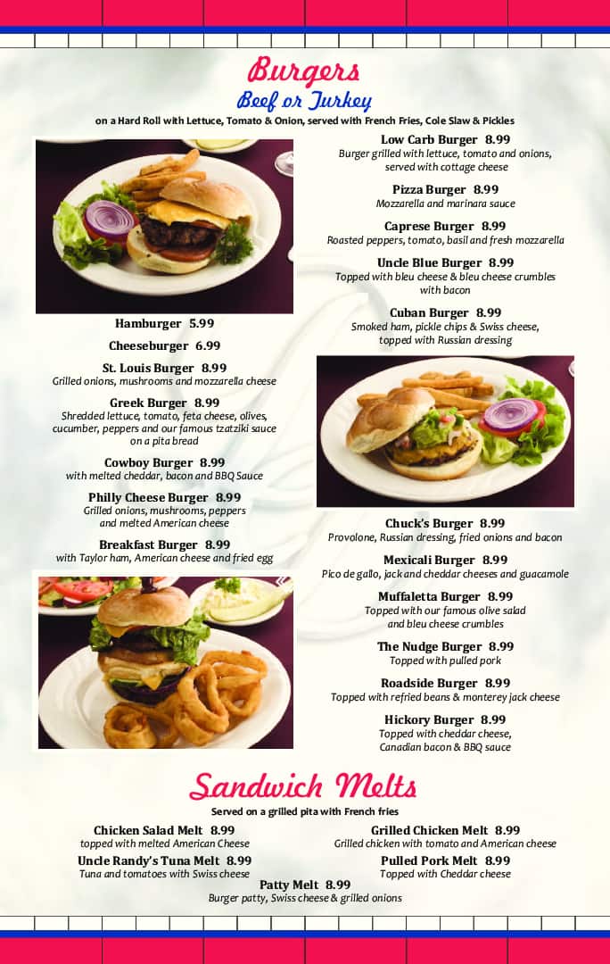 Menu at Town Diner restaurant, East Windsor