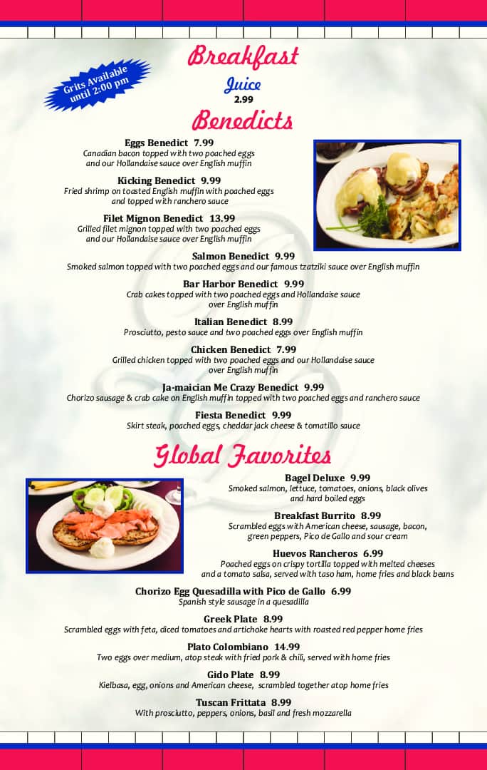 Menu at Town Diner restaurant, East Windsor