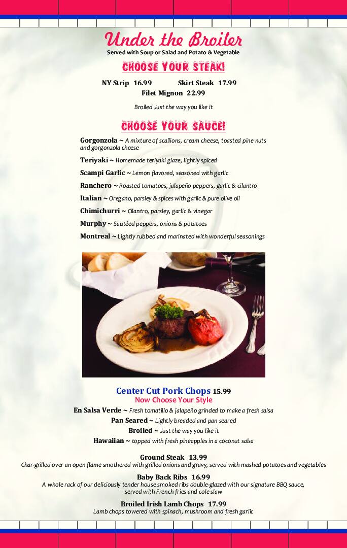 Menu at Town Diner restaurant, East Windsor