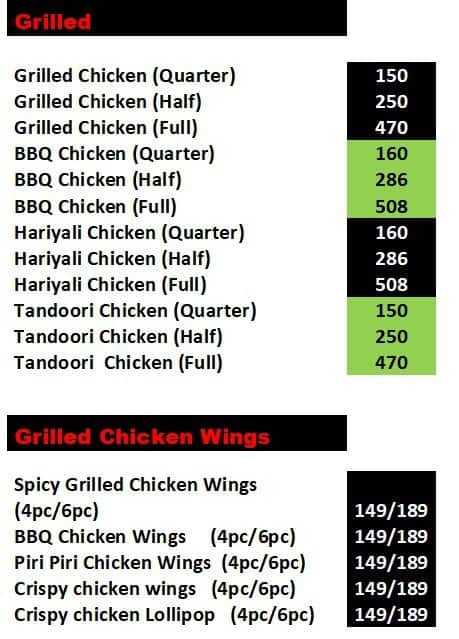 Menu of On Time Grill & BBQ, Perungudi, Chennai