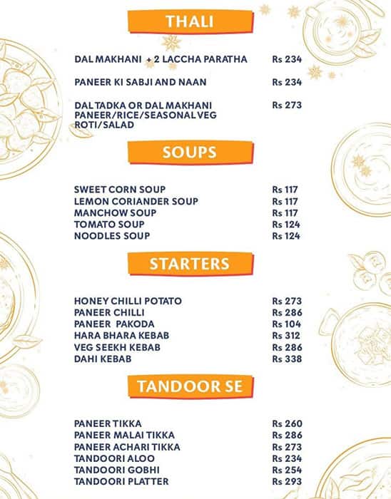 Menu at Eat Am-Pm, Udaipur