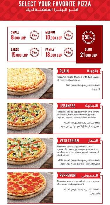 Pizzanini, Dekwaneh, Metn - Zomato Lebanon