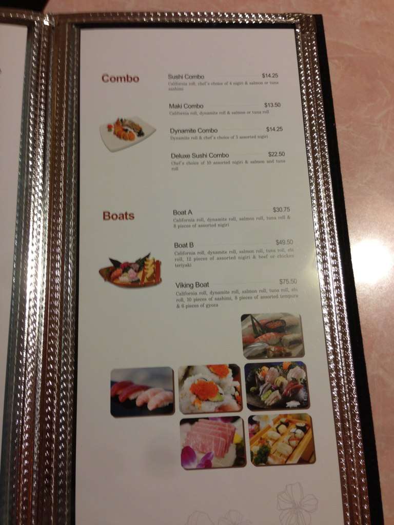 Menu at Kimchi Restaurant, Hope