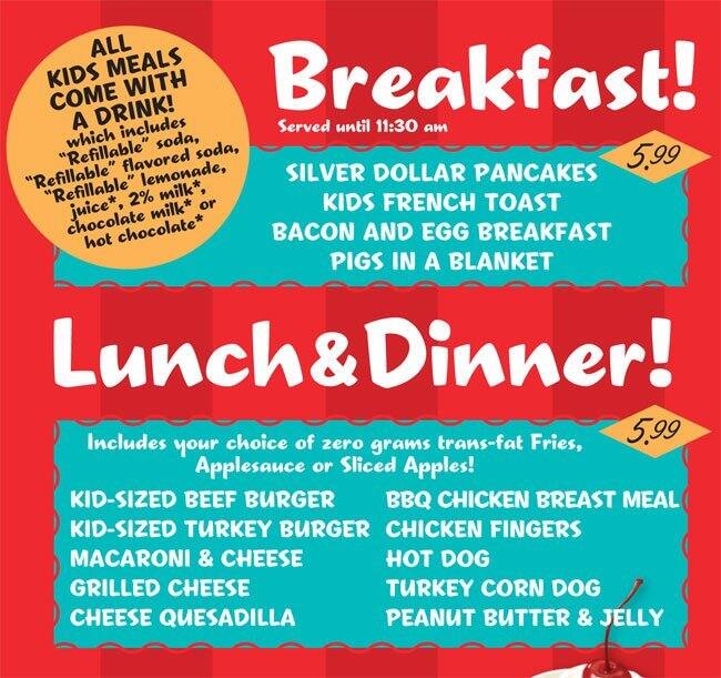 Menu at Ruby's Diner fast food, Laguna Hills, Laguna Hills Mall #1840