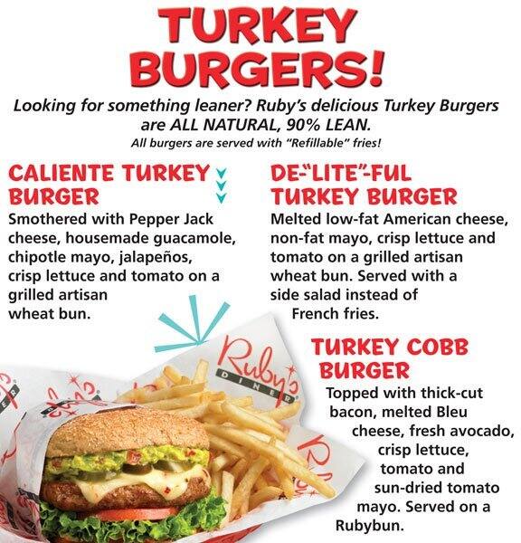 Menu at Ruby's Diner fast food, Laguna Hills, Laguna Hills Mall #1840
