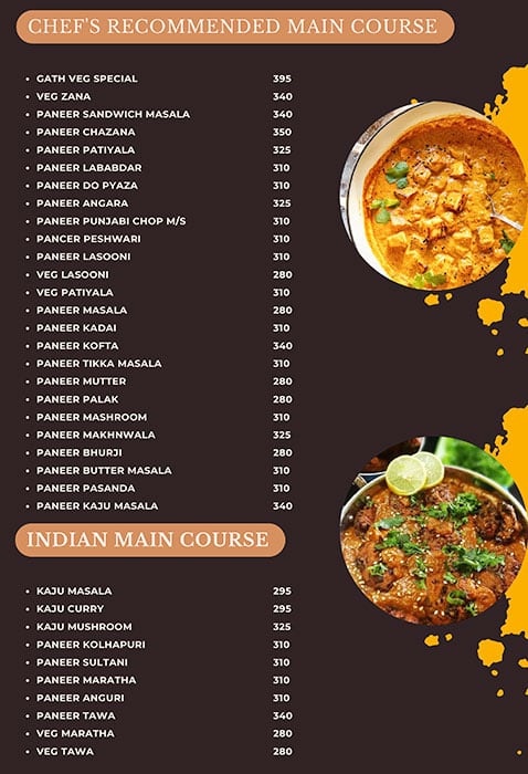 Menu of Gatha Pure Veg, Bhosari, Pune