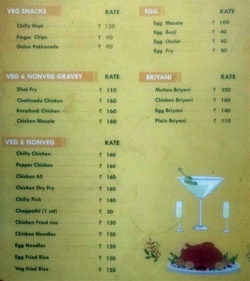 Menu at Ramba Resto Bar, Coimbatore, Shop No: 100