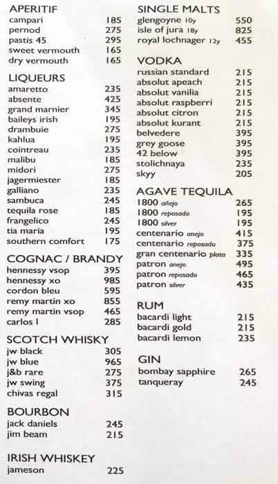 Menu at Abaca Resort Mactan restaurant, Lapu-Lapu City