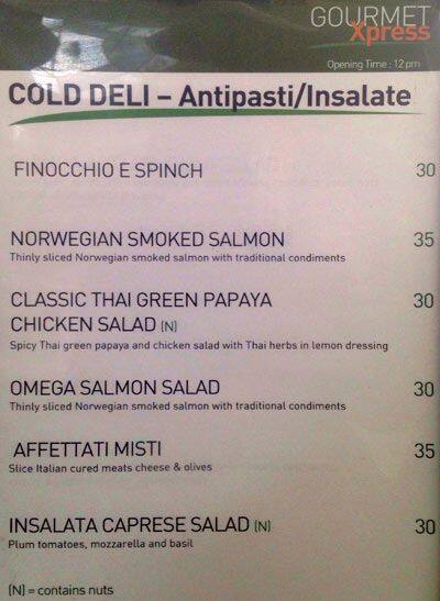 Menu at Loop cafe, Dubai, Exhibition Gate Hall Sheikh Zayed Rd