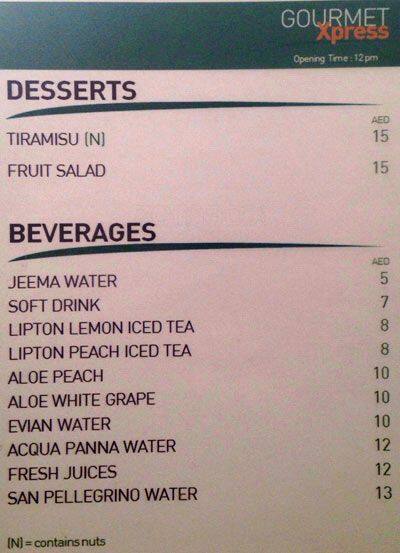 Menu at Loop cafe, Dubai, Exhibition Gate Hall Sheikh Zayed Rd