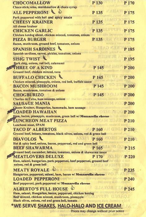 Alberto's Pizza, Liloan, Cebu - Zomato Philippines