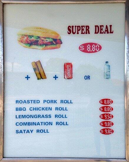 Menu at Asian Taste Vietnamese cuisine restaurant, Brooklyn Park